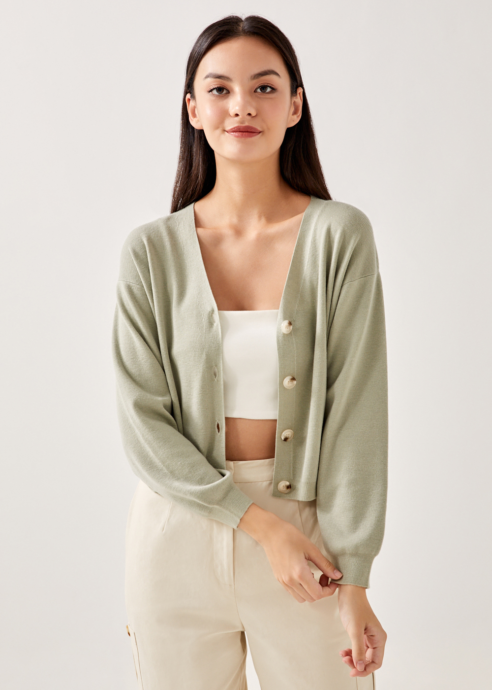 Buy Erin Relaxed Button Down Cardigan @ Love, Bonito Singapore | Shop ...