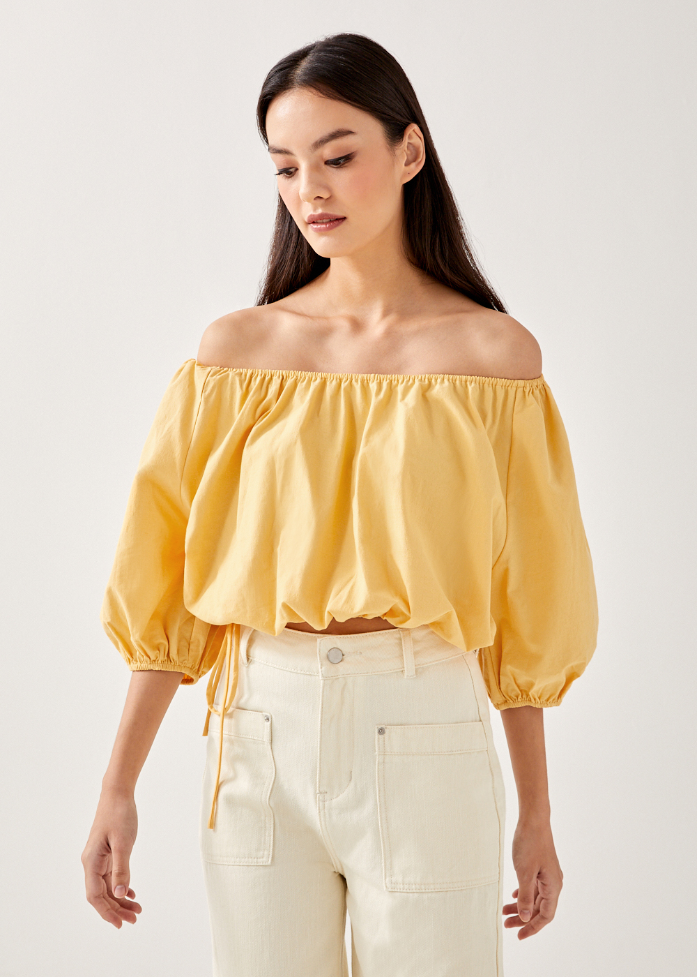 Buy Luisa Multiway Side Drawstring Top @ Love, Bonito Singapore | Shop ...