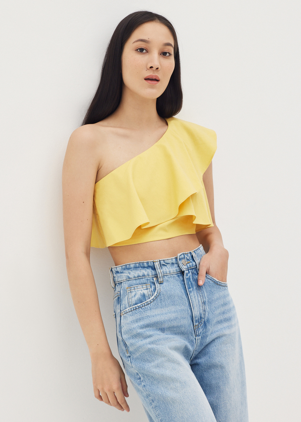 Buy Naura Linen Fitted Toga Top @ Love, Bonito Singapore | Shop Women's ...